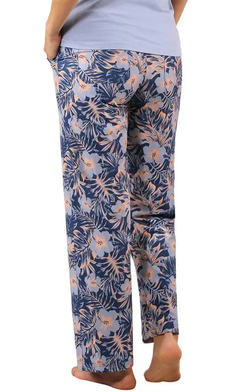 UV SKINZ Lounge Pants - Washed Navy Paradise