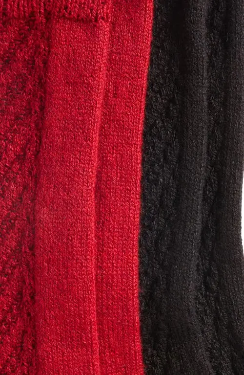 Hue Assorted 2-pack Seed Stitch Boot Socks