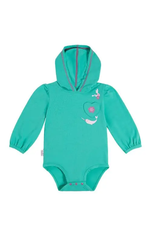 UV SKINZ Hooded Sunzie - Turquoise Narwhal