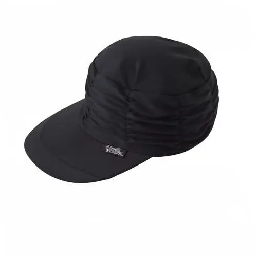 UV SKINZ Ruched Sun Cap - Black