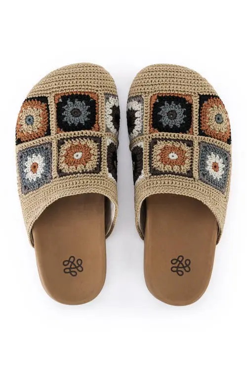 THE SAK Bolinas Crochet Clogs - Acorn Patch