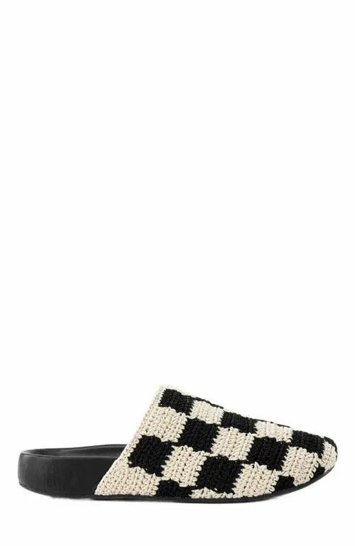 THE SAK Bolinas Crochet Clogs - Black Check