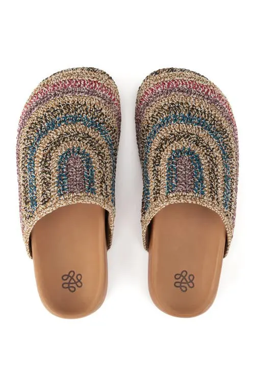THE SAK Bolinas Crochet Clogs - Ubud Stripe