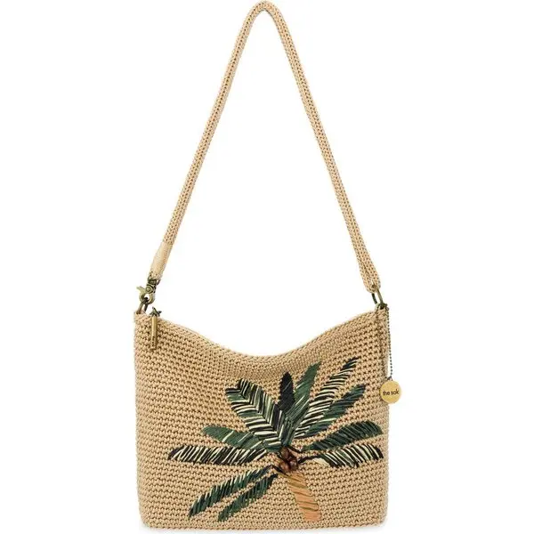 THE SAK Lumi Convertible Crossbody Hand Crochet Bag - Palm Tree