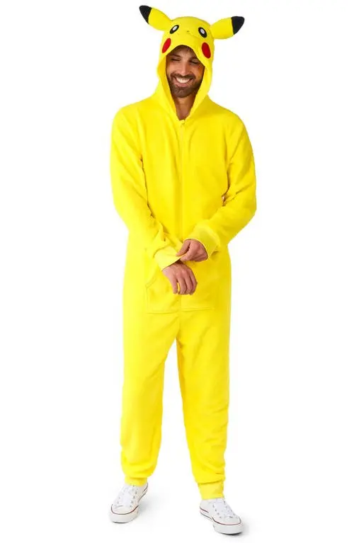 Opposuits Pokémon™ Pikachu Hooded Fleece Jumpsuit - Yellow