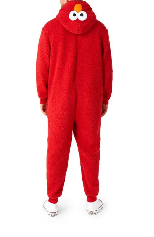 Opposuits Sesame Street® Fleece Jumpsuit - Red
