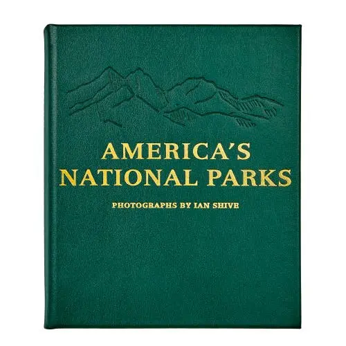 GRAPHIC IMAGE America's National Parks Leather Coffee Table Book - Green