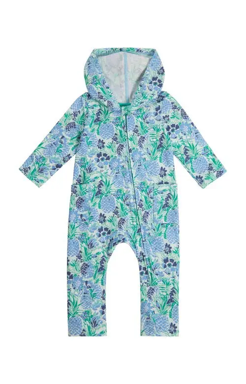 UV SKINZ Hooded Everyday Romper - Jaspe Zoo