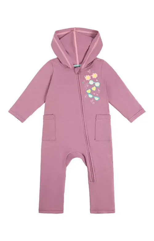 UV SKINZ Hooded Everyday Romper - Grape Sunny Shades