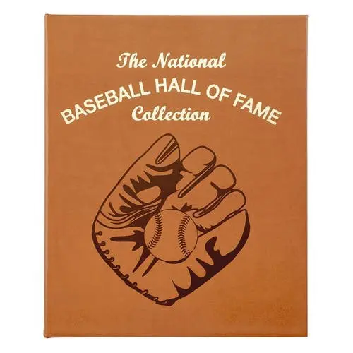 GRAPHIC IMAGE The National Baseball Hall Of Fame Collection Leather Coffee Table Book - Beige