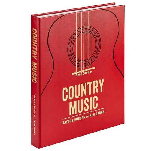 GRAPHIC IMAGE Country Music Leather Coffee Table Book