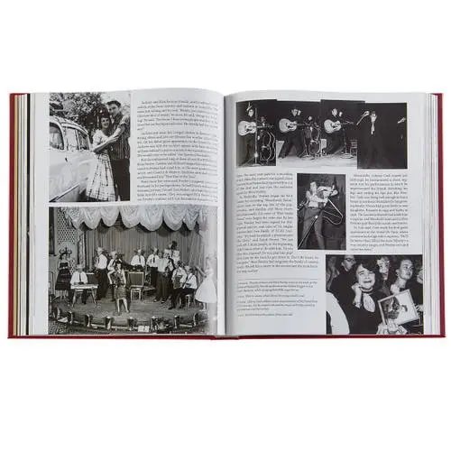 GRAPHIC IMAGE Country Music Leather Coffee Table Book