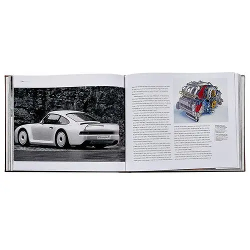 GRAPHIC IMAGE Porsche 70 Years There Is No Substitute Leather Coffee Table Book