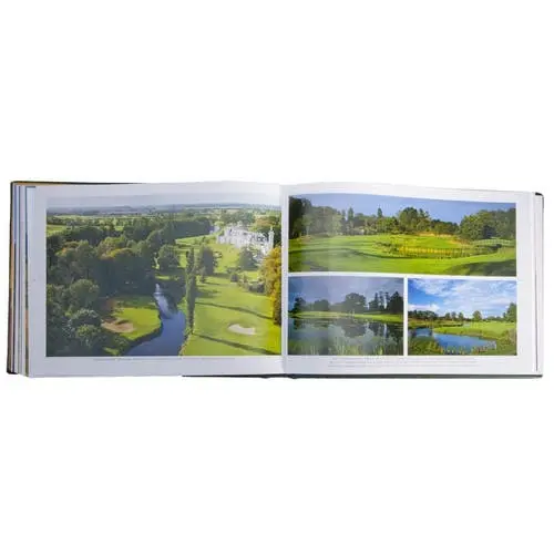 GRAPHIC IMAGE Golf Courses Leather Coffee Table Book