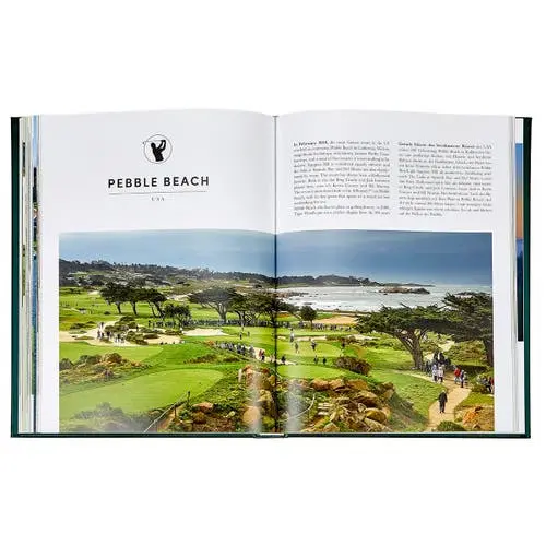 GRAPHIC IMAGE Golf The Ultimate Book Leather Coffee Table Book