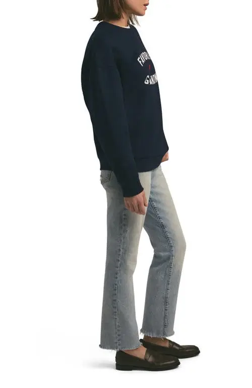 FAVORITE DAUGHTER Favorite Grandma Graphic Sweatshirt - Navy