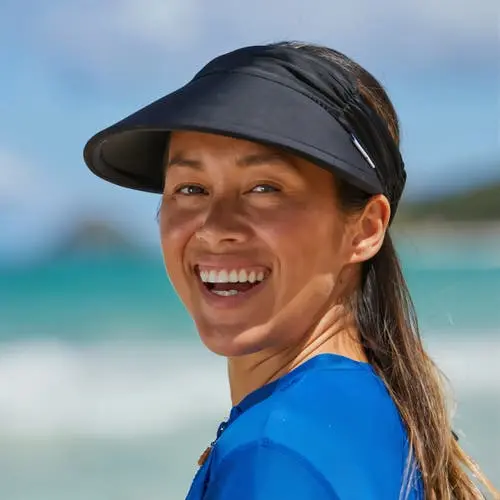 UV SKINZ Swim Visor - Black