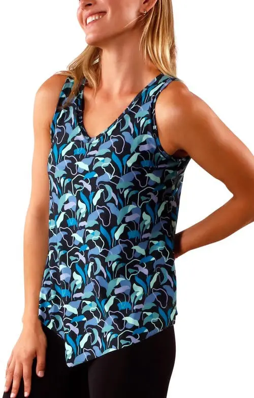 UV SKINZ Swing Tank Top - Evening Leaves