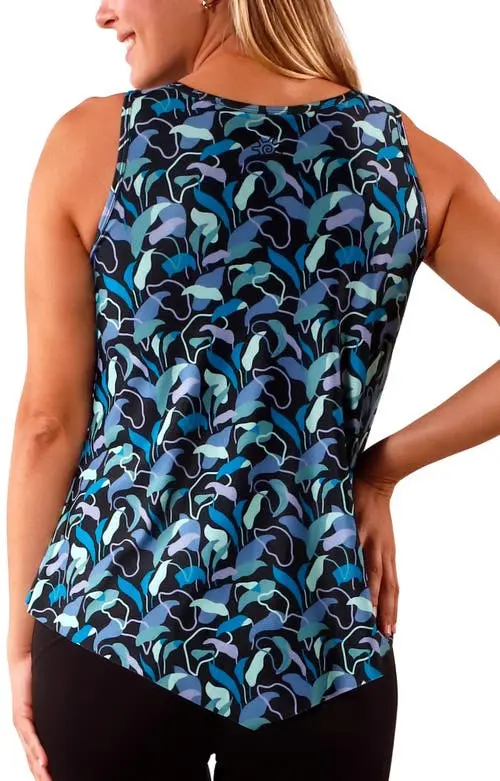 UV SKINZ Swing Tank Top - Evening Leaves