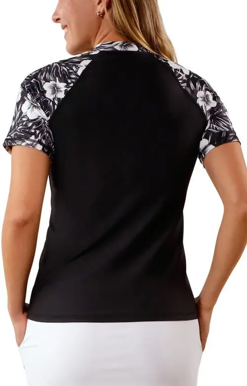 UV SKINZ Short Sleeve V-neck Sun & Swim Shirt