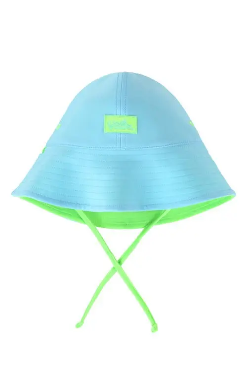UV SKINZ Reversible Sun Hat - Neon Sky/neon Green