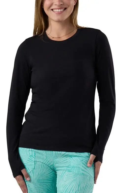 UV SKINZ Long Sleeve Everyday Tee - Black