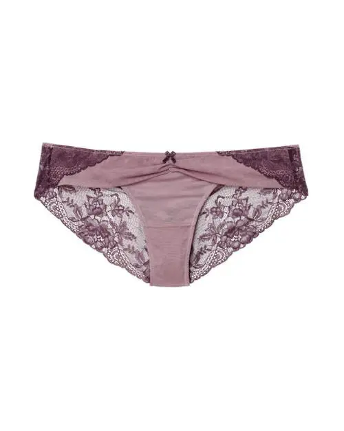 ADORE ME Clairabella Bikini Panties - Dark Purple
