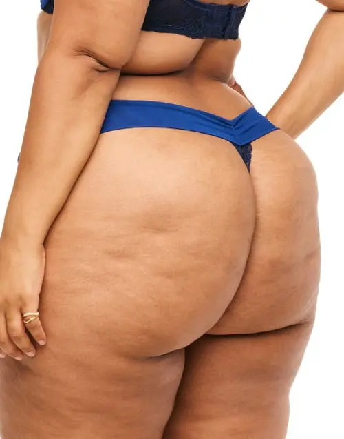 ADORE ME Clairabella Thong Panties - Dark Blue
