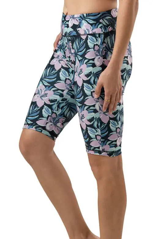 UV SKINZ Active Swim Jammerz - Black Bloom