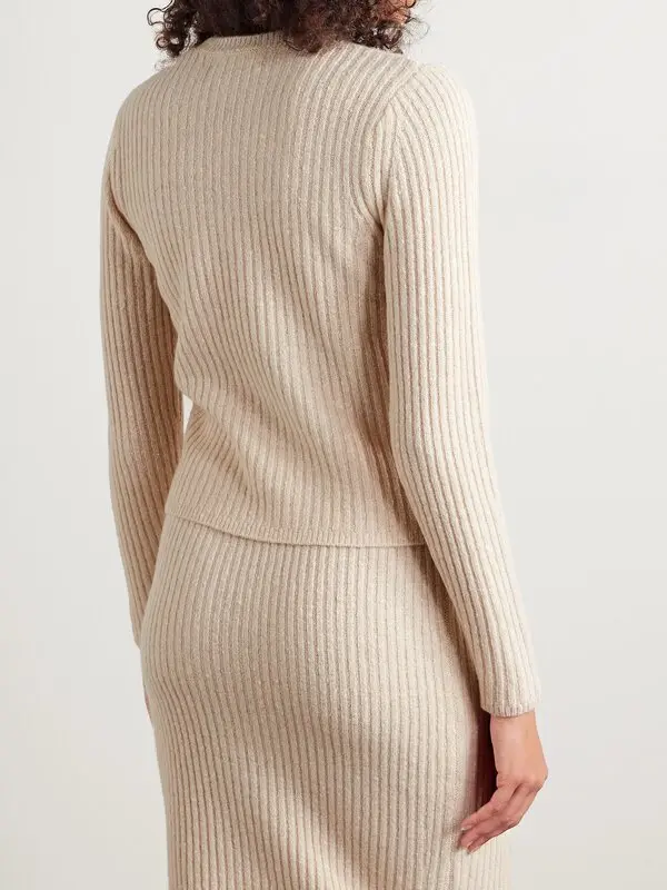 Co Ribbed Wool-blend Sweater