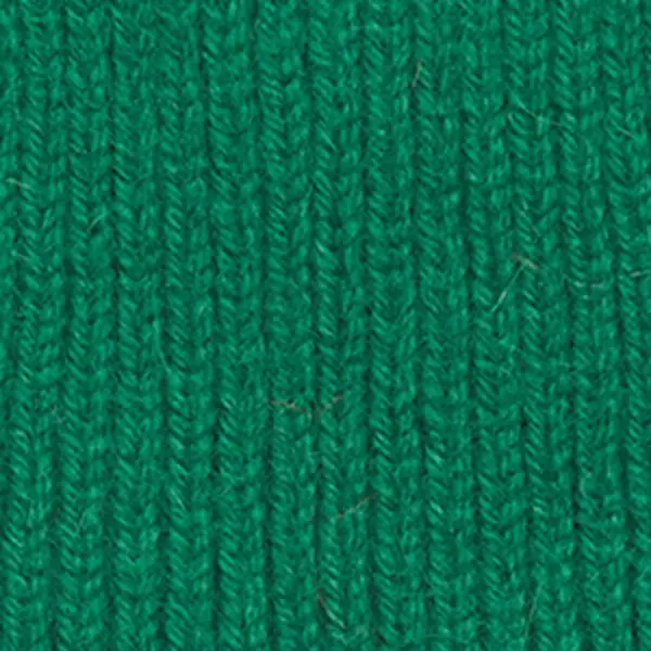 LE BONNET Classic Ribbed Beanie - Green