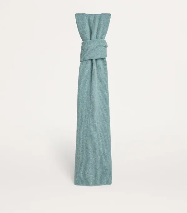 LE BONNET Lambswool Classic Scarf - Green