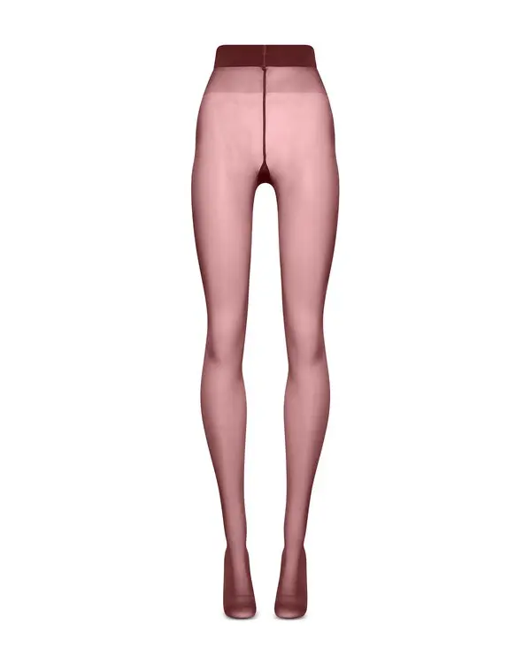Wolford Satin Touch Comfort Tights - Merlot