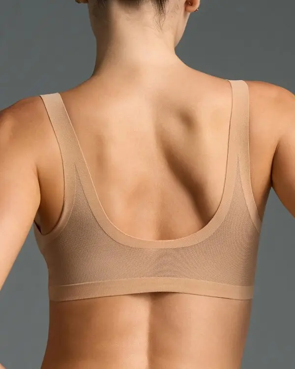 EBY Mesh Bralette, Seamless - Champagne