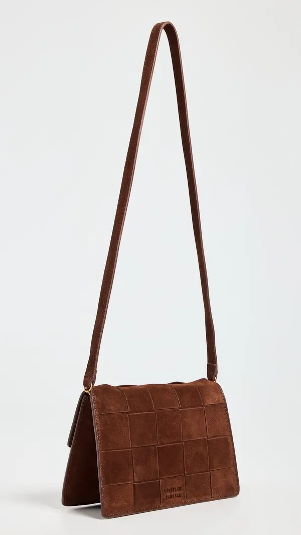 LOEFFLER RANDALL Delphine Leather Clutch - Espresso