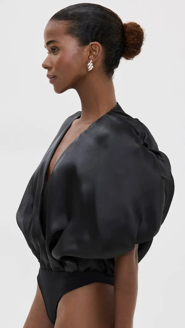 BY EFRAIN MOGOLLON Aura Organza Bodysuit