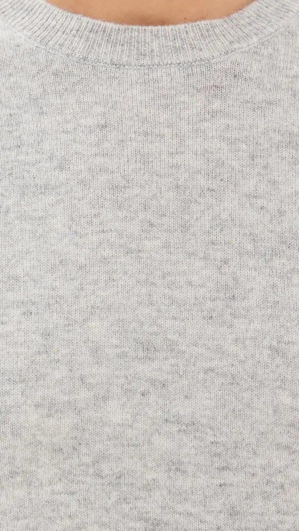Sablyn Charleston Cashmere Short Sleeve Sweater - Foggy