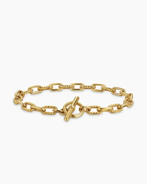 David Yurman Dy Madison® Chain Bracelet - All 18k Yellow Gold