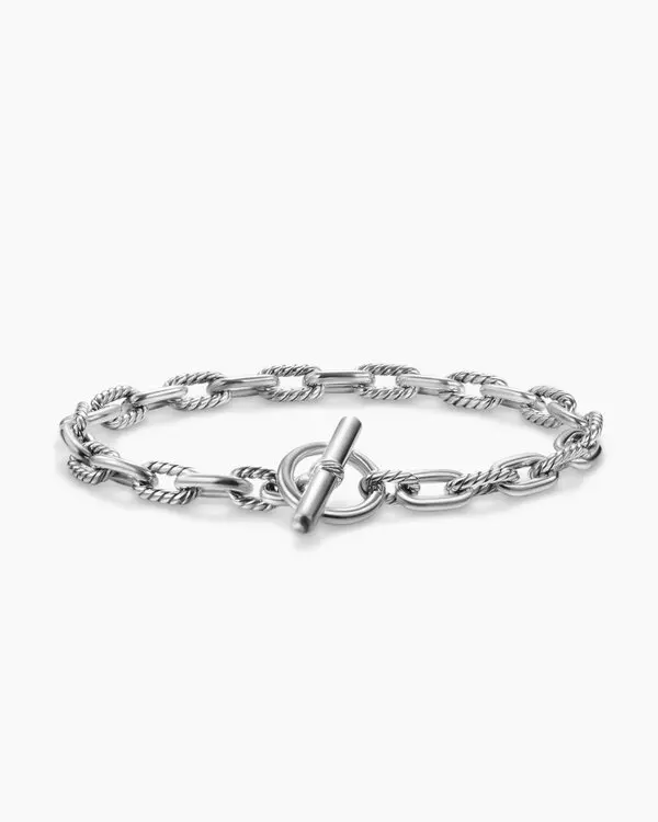David Yurman Dy Madison® Sterling Silver Toggle Chain Bracelet - All Sterling Silver