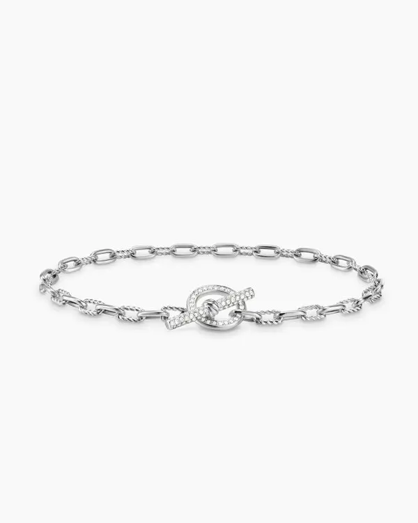 David Yurman Dy Madison® Pavé Toggle Chain Bracelet - Diamond