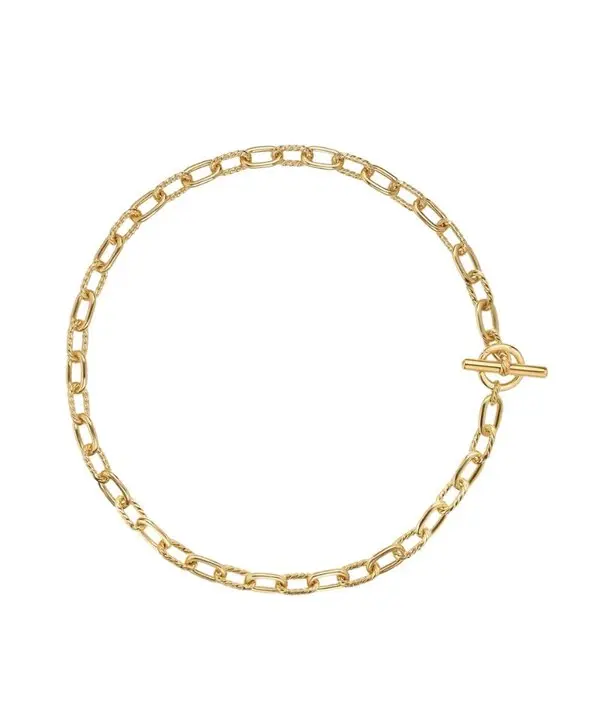 David Yurman Dy Madison® Toggle Chain Necklace - All 18k Yellow Gold