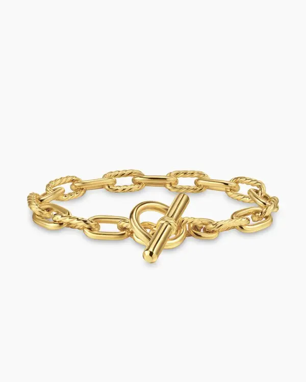 David Yurman Dy Madison® Toggle Chain Bracelet - All 18k Yellow Gold