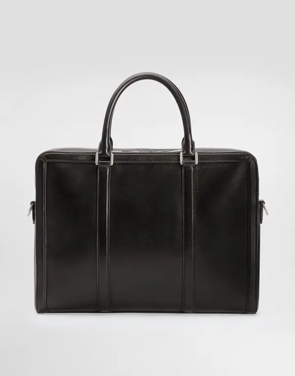 Dolce & Gabbana Calfskin Briefcase - Black | Editorialist