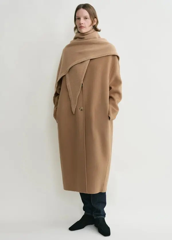 TOTEME Triangle Wool Cashmere Scarf