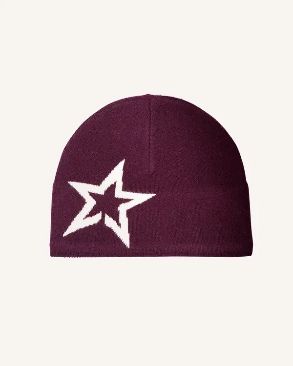 Perfect Moment Logo Star Beanie - Burgundy