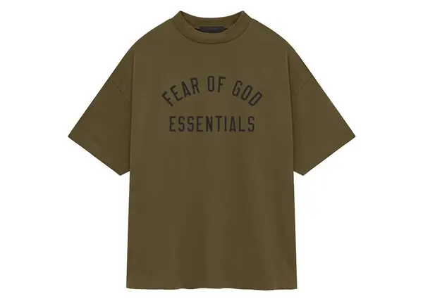Fear Of God Jersey Crewneck T-shirt - Olive