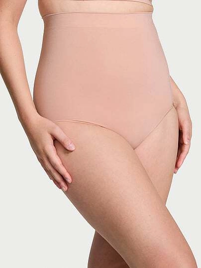 Victoria's Secret Shapewear Victoria Seamlessshaping™ High-waist Brief Panty - Beige