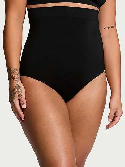 Victoria's Secret Shapewear Victoria Seamlessshaping™ High-waist Brief Panty - Black