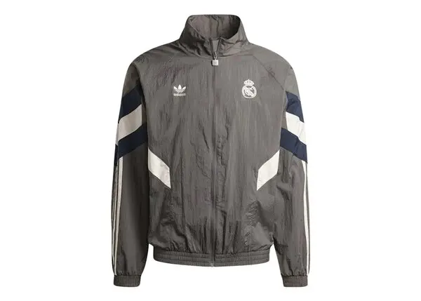 Adidas Real Madrid 2024/25 Lifestyler Anthem Track Top - Charcoal