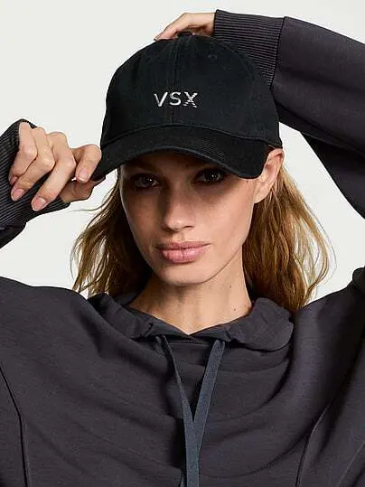Victoria's Secret Vsx Baseball Cap - Black